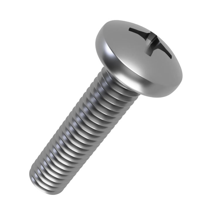 M3 Round Head Scew with Nuts (10 PCS) | Daraz.com.bd