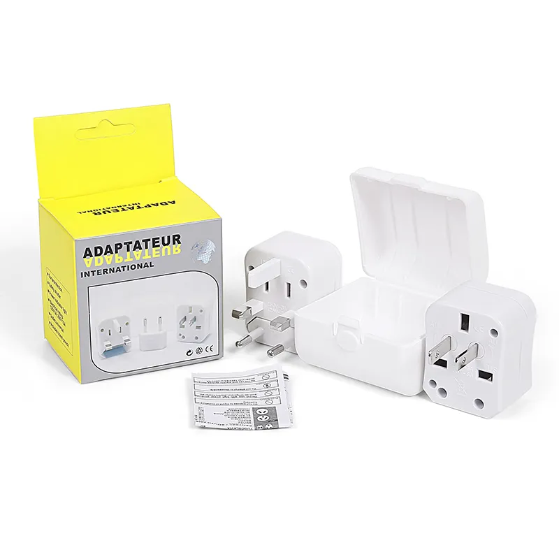 Universal Multi Plug 3-in1 Travel Adapter Converter International ...