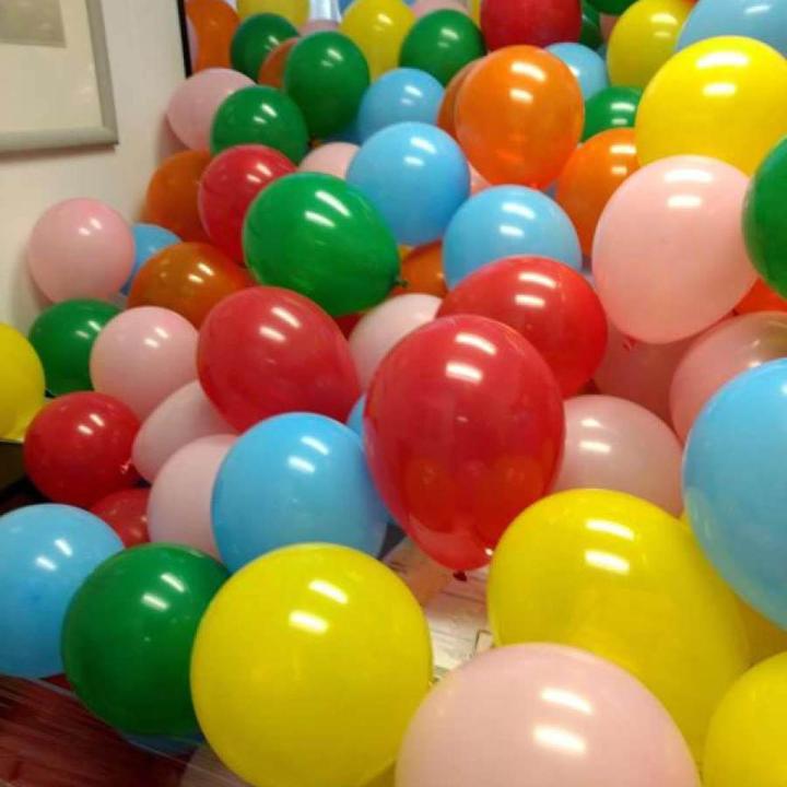 100 Pieces Small Balloon - 1 Packet | Daraz.com.bd