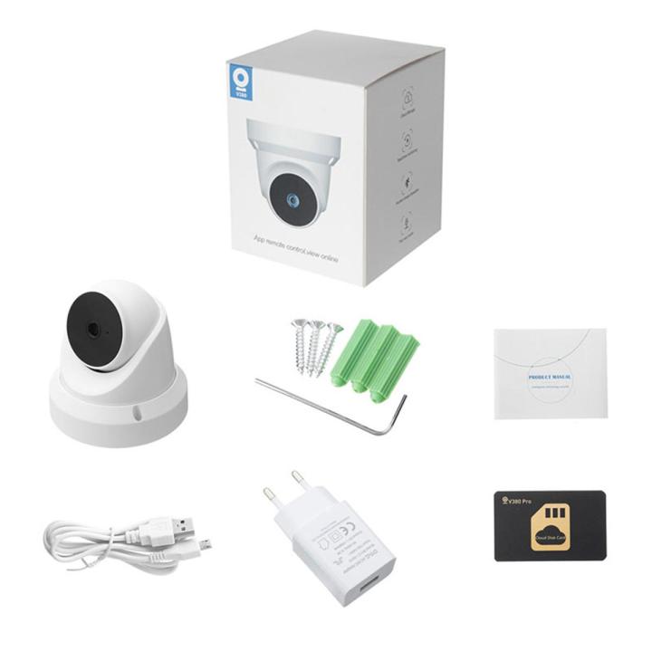 V380 / V380 Pro 2MP Indoor 360° Rotation Static CCTV IP Wifi Camera ...