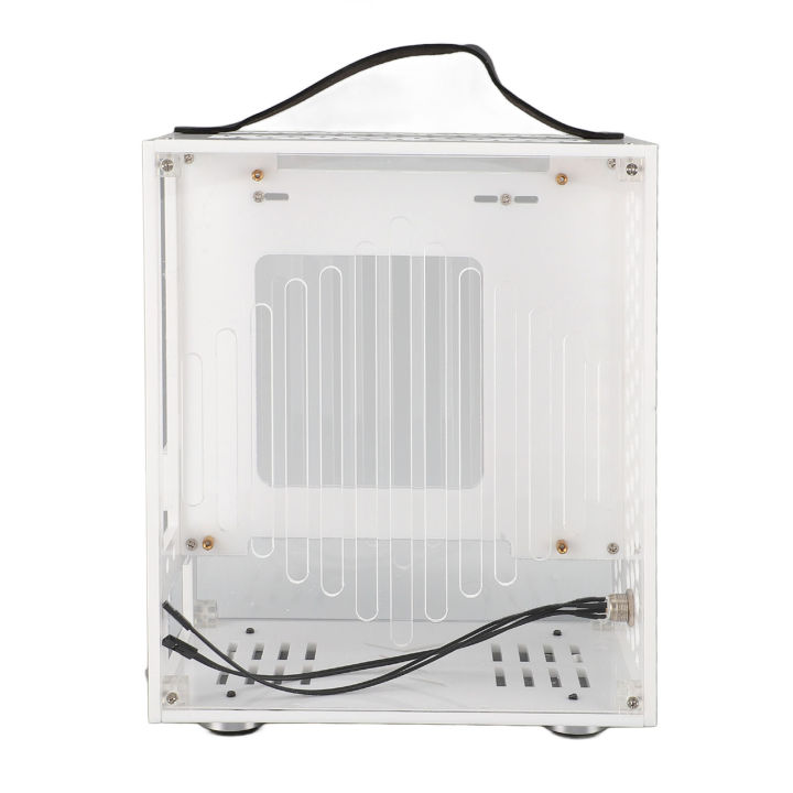 23x20.5x12cm Miniature ITX PC Case Clear Arcylic PC Case Portable DIY ...