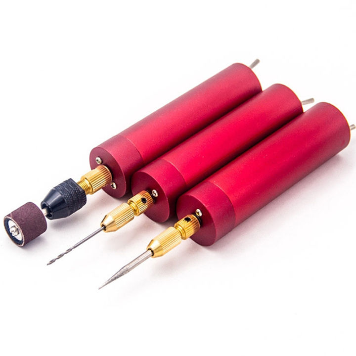 DIY Micro Electric Aluminum Portable Handheld Drill Set Twist Drill ...