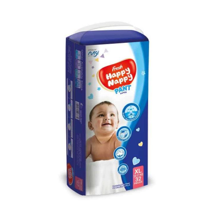 Fresh Happy Nappy Pant Diaper XL 12-17Kg 32 Pcs | Daraz.com.bd
