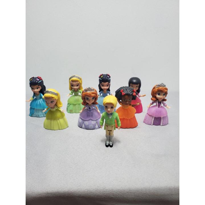 Disney Sofia Amber princess Joyuce prince cartoon figure model baby ...