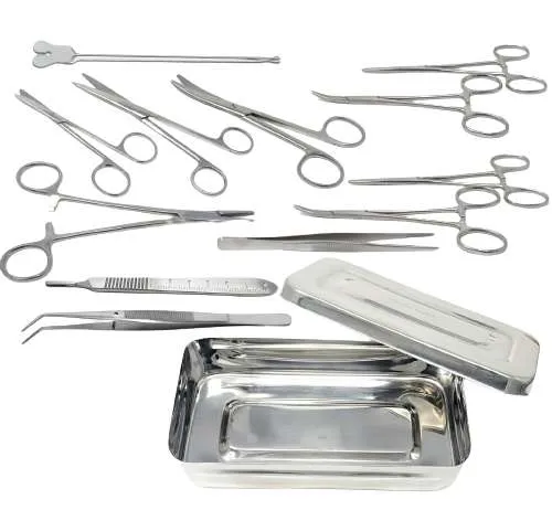 7 Pcs Comprehensive Basic Minor Surgery Suture Set Kit Surgical ...