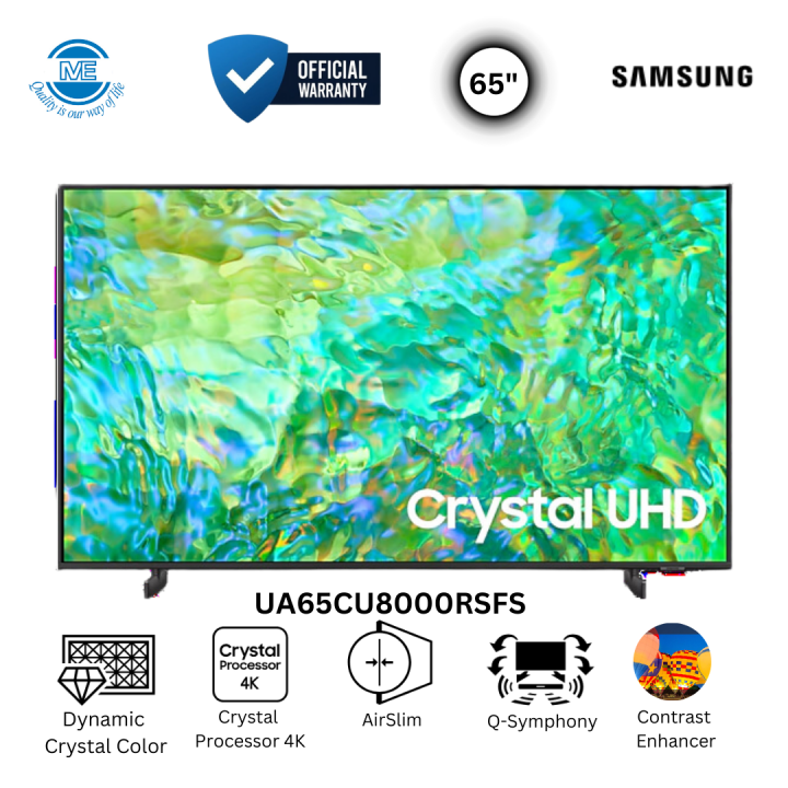 SAMSUNG 65″ Crystal 4K Smart UHD TV UA65CU8000RSFS | Daraz.com.bd