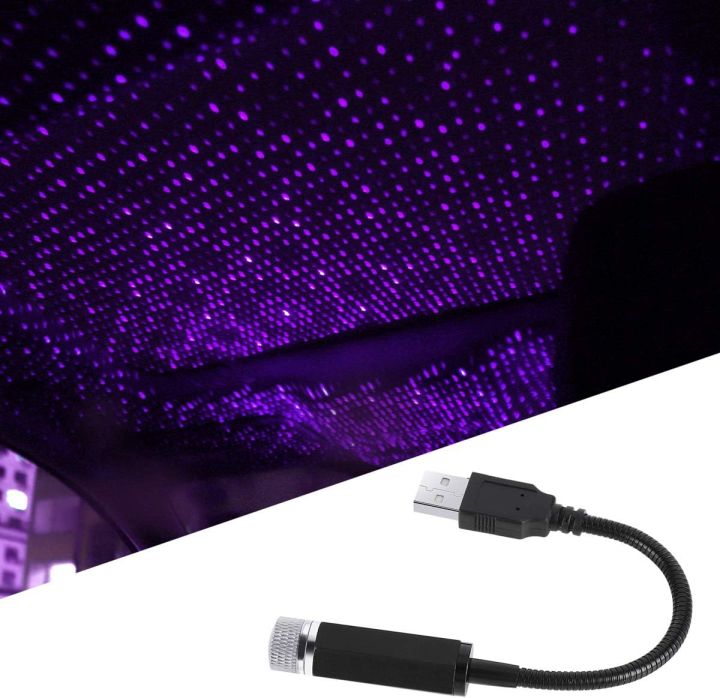 Universal Mini LED Car Roof Star Night Lights Projector Light Interior ...