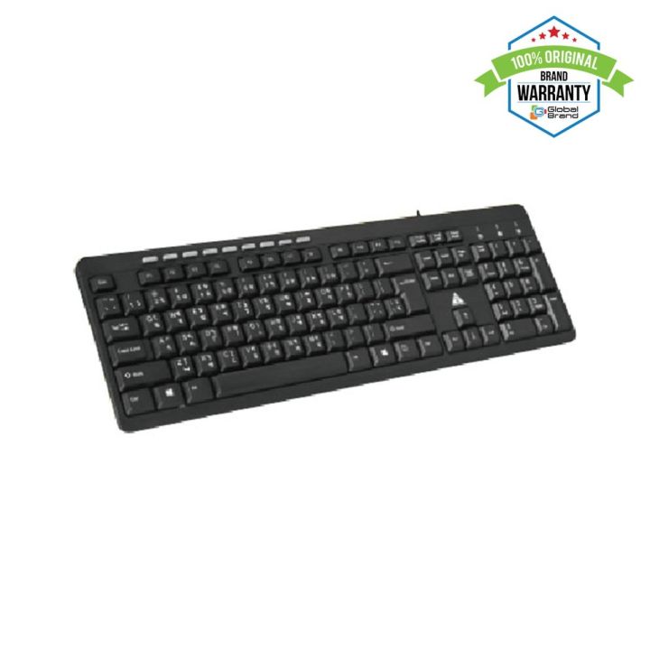 Golden Field GF-K301 Wired Multimedia Keyboard with Bangla | Daraz.com.bd