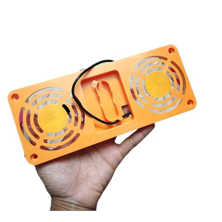 USB cpu Cooling Fan Notebook dual Cooler portable soundless | Daraz.com.bd