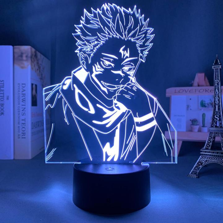 Anime Lamp Jujutsu Kaisen Led Night Light for Bedroom Decor Night Lamp ...