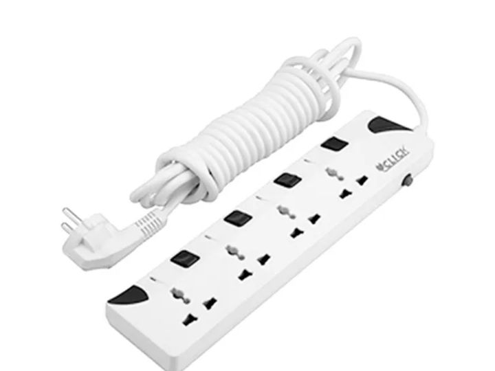 CLICK Safe Extension Socket Multiplug 2 pin 4 skt | Daraz.com.bd