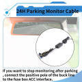 Parking Surveillance Cable for 4K A800S A500S D06 D07 D08 M300 Hardwire Kit UP02 for Car DVR 24H ...