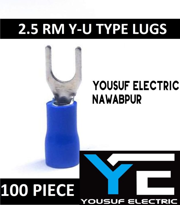 Cable Lug 2-2.5 Rm Terminal Y - U type Lugs insulated Connector Clip 2. ...