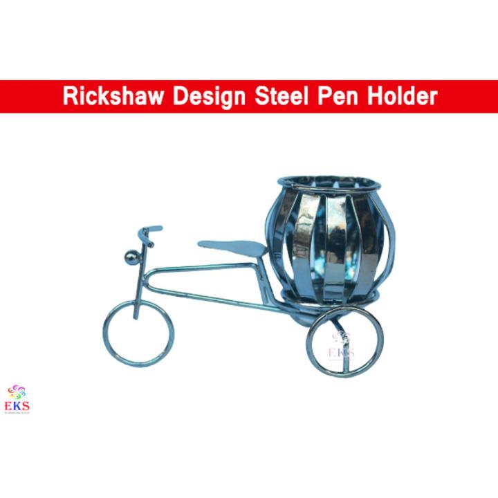 PEN Holder Steel - Rickshaw design Steel Pen Box , Small Beautiful ...