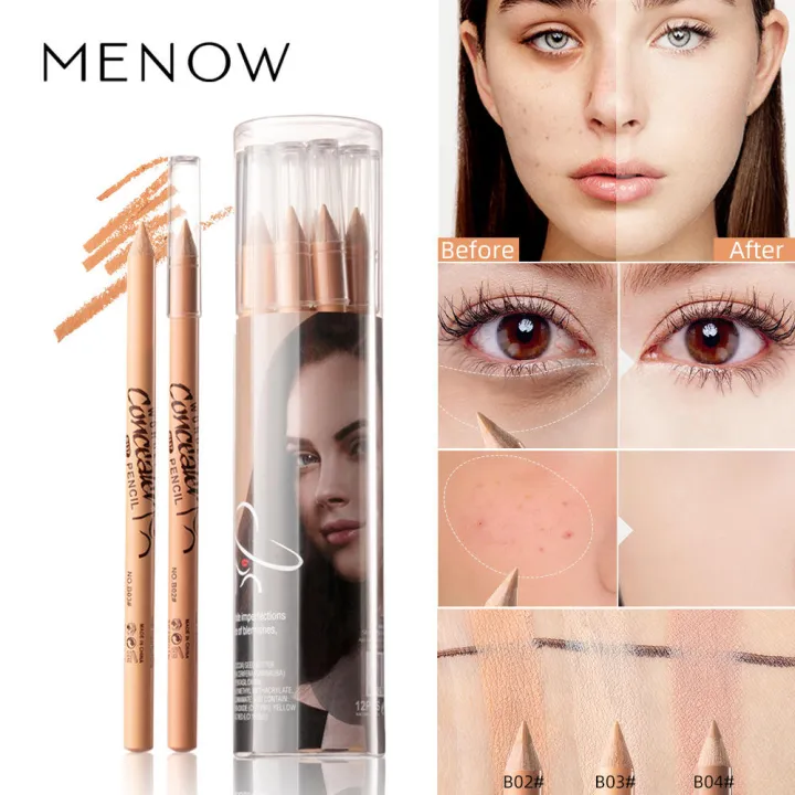 Menow Wonder Waterproof Concealer Full Coverage Makeup Concealer Pencil ...