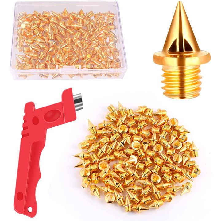 120 PCS 1/4Inch Stainless Steel Track and Country Spikes Golf Shoe ...