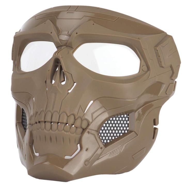 【New Arrivals】WoSporT Skull Airsoft Paintball Mask Full Face Tactical ...