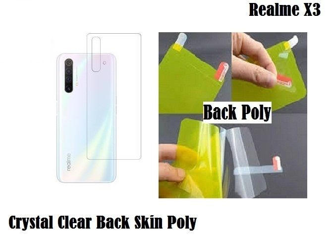 realme x3 Back Poly Sticker transparent | Daraz.com.bd