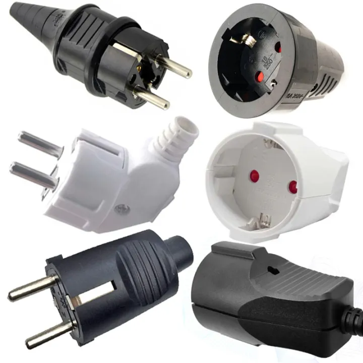 【Top Picks】1pcs European 16a Grounded Industry Assemble Wiring Plug ...