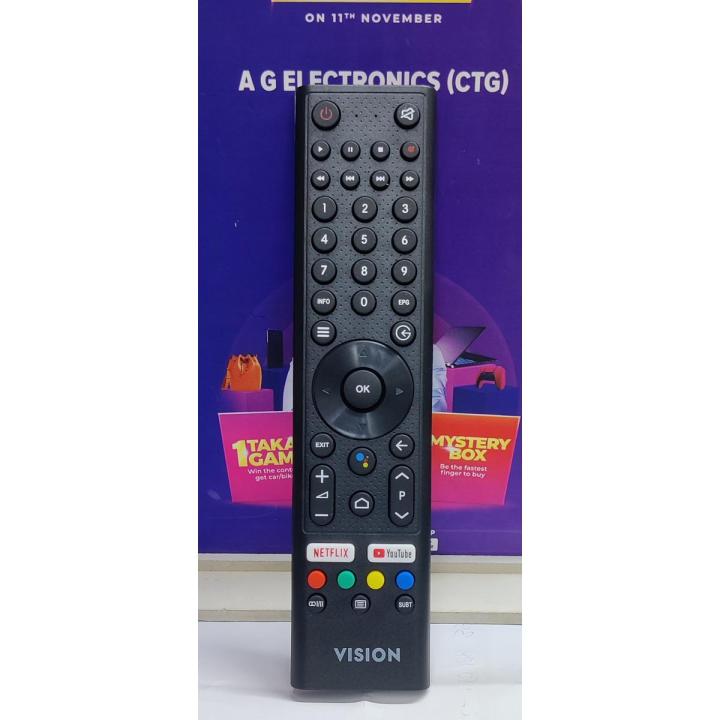 Vision Non Voice Master Remote Control For Led Tv - Netflix ...
