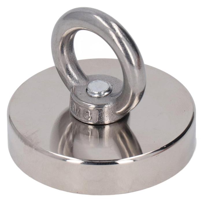 Fishing Magnet Kit, Salvage Strong Magnet 100KG Tensile Force Stamping ...