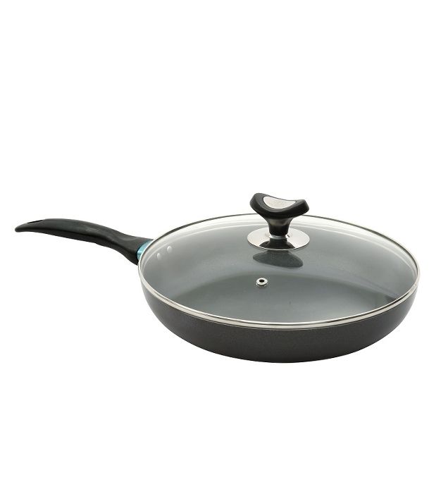 RFL Topper Nonstick Glamour Fry Pan With Lid Ash 26 Cm 80944 | Daraz.com.bd