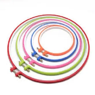 Embroidery Sewing Ring Frame Plastic & Nylon DIY Home Handwork Tool (8 ...