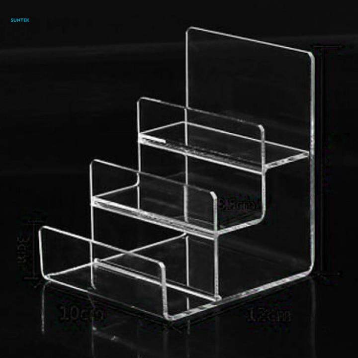 Transparent Acrylic Wallet Display Stand Holder Handbag Purse Display ...