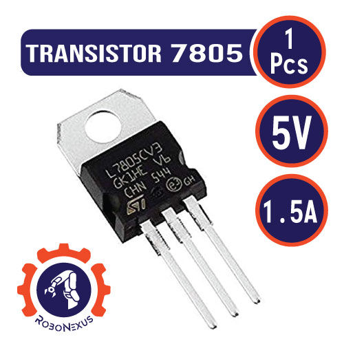 LM7805 L7805CV L7805 7805 5V 1.5A Voltage Regulator IC 3 Pin TO-220 Package Fixed 5V Positive ...