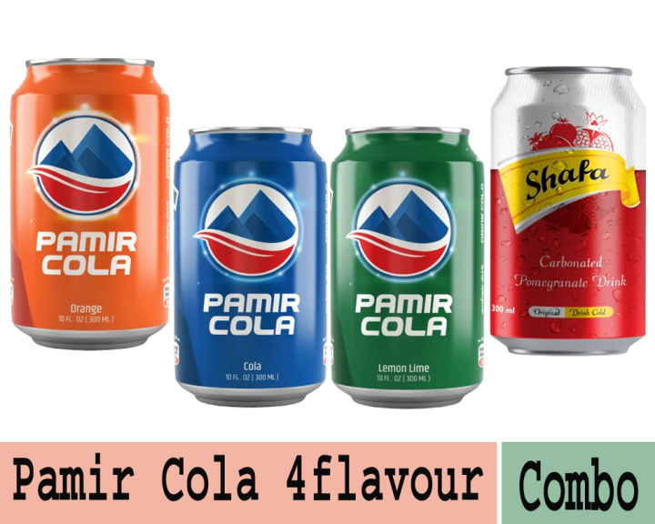 Pamir Cola Combo Pack 4flavours in 1 package | Daraz.com.bd