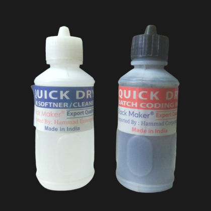 Quick Dry Ink Softener/Cleaner & Batch Coding Ink || Ink for D-I-Y Text ...
