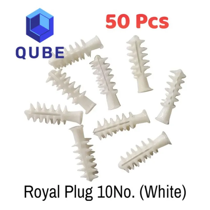 Plastic Royal Plug- 50 PCS | Daraz.com.bd