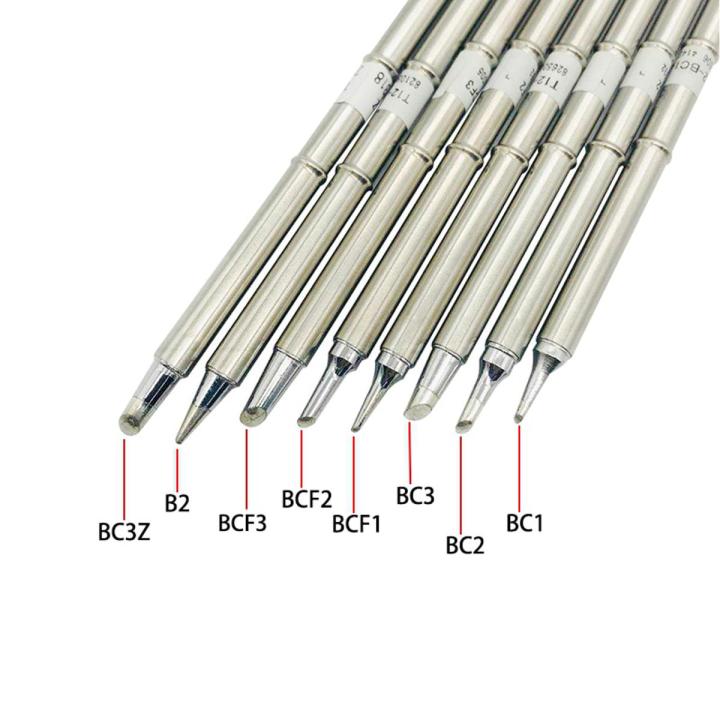 【VisioN Shop】T12 BC1 series Soldering Solder Tips T12 Series Iron Tip For Hakko FX951 STC AND ...