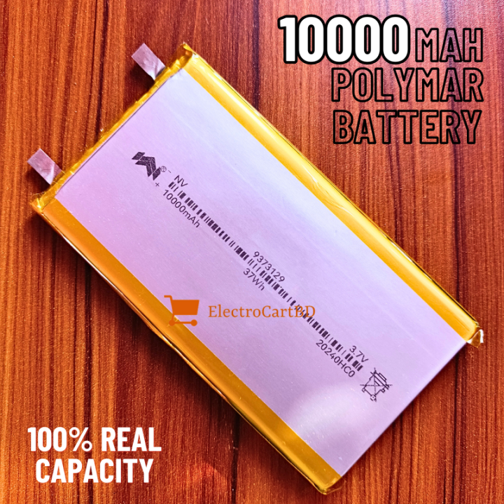 3.7V HEAVY DUTY 10000mAh Battery 3.7V Battery Lithium Polymer Battery ...