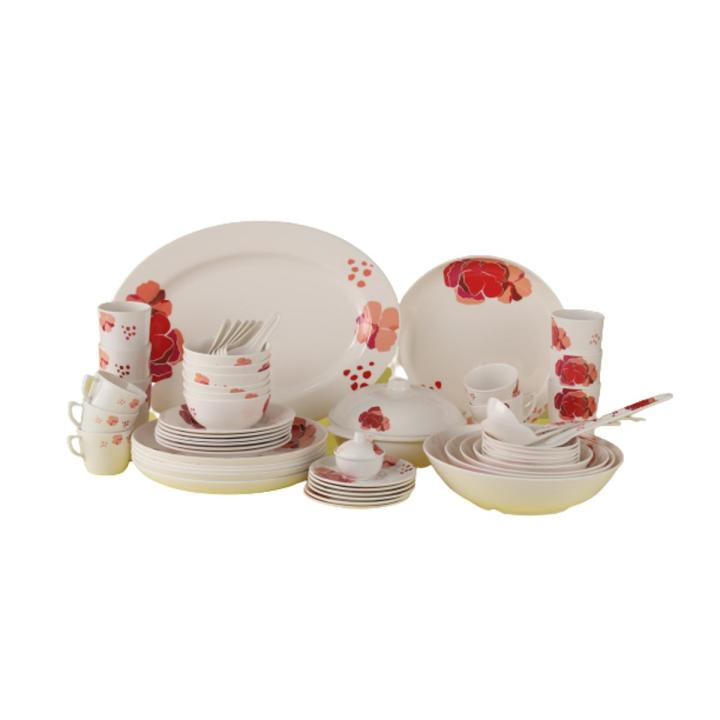alhd Italiano Melamine Dinner Set Tulip 30 Pcs | Daraz.com.bd