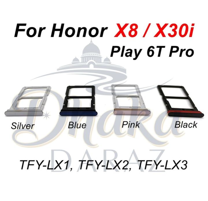 For Huawei Honor 8x Sim Tray Micro SD Card Slot with Sim Ejector Pin ...