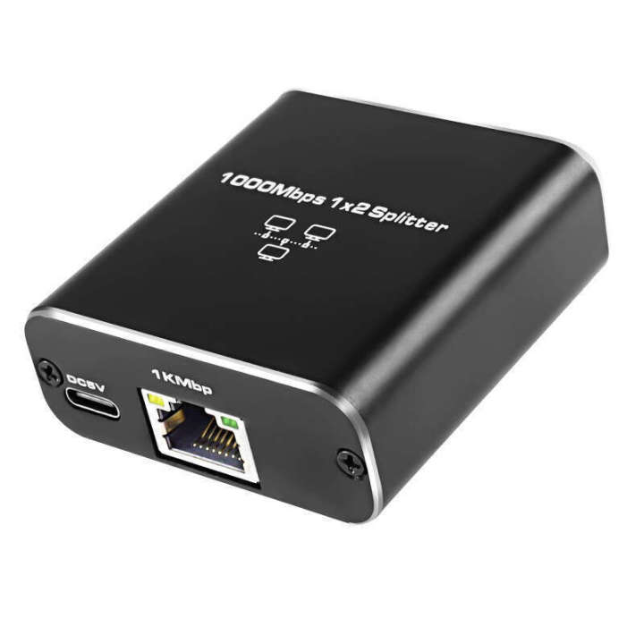 Network converter Gigabit cable one two simultaneous internet access ...