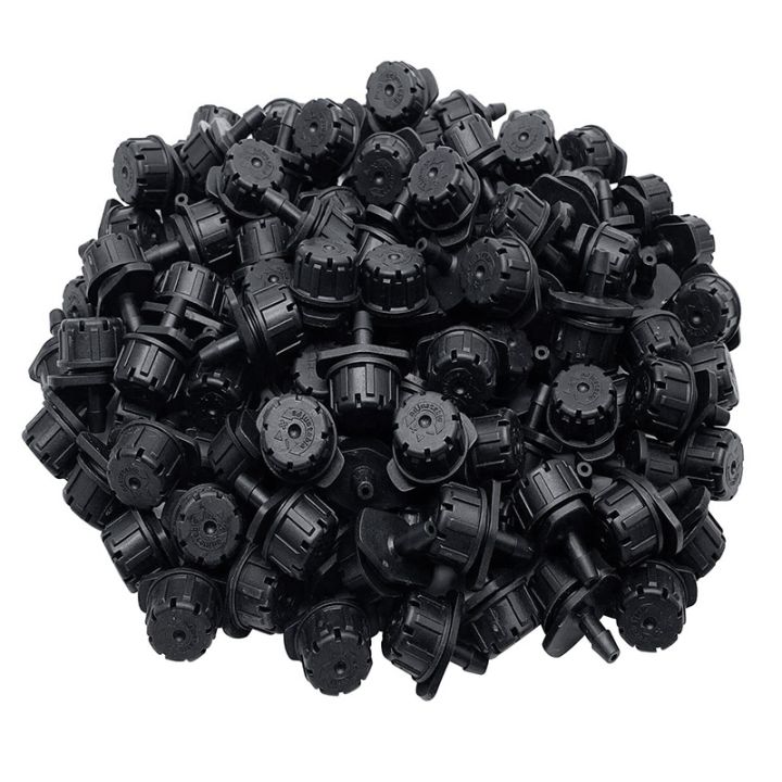 150Pcs Adjustable Irrigation Drippers Sprinklers 1/4 Inch Emitter ...