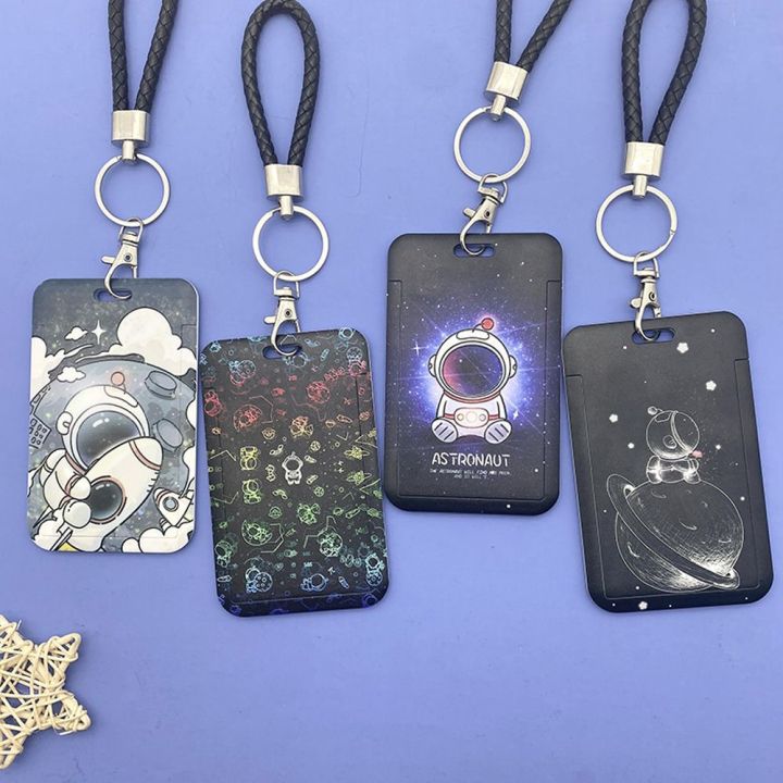 BAGGYS Cute Short Rope Keychain Protection Case Astronaut Pattern ...