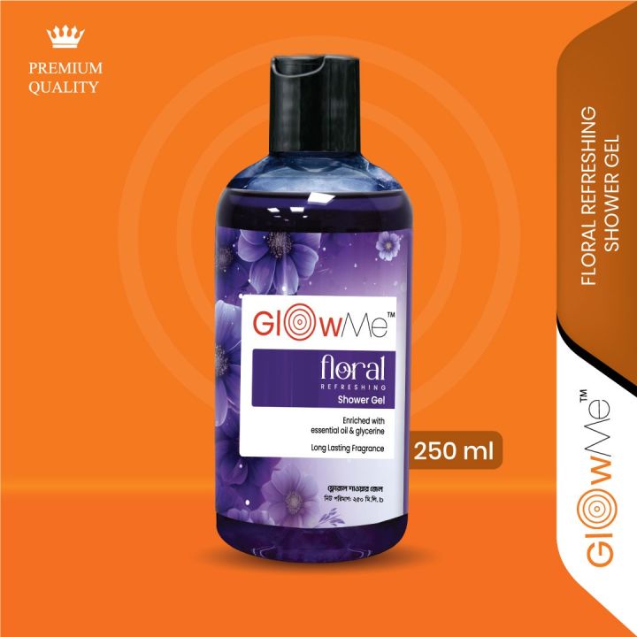 GlowMe Shower Gel Floral 250ml | Daraz.com.bd