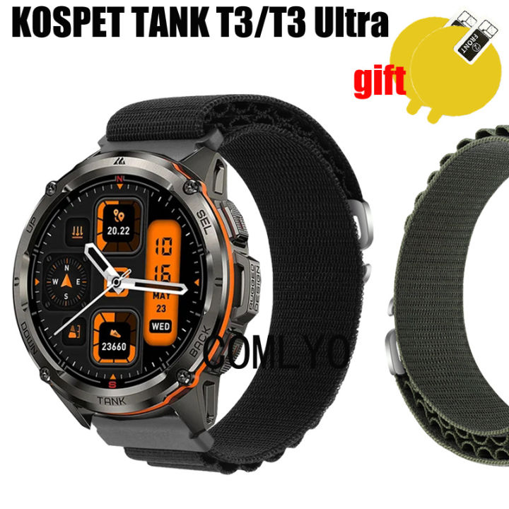 For KOSPET TANK T3 t3 Ultra Strap Smart watch Nylon Adjustable Soft ...