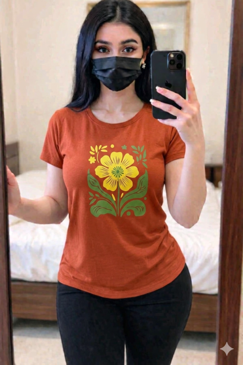 Cotton Half Sleeve Ladies Round Neck T Shirts. 🌷মেয়েদের সুতি কাপড়ের ...