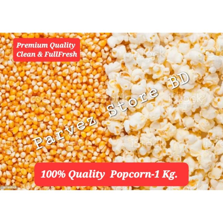 Premium Quality Pure Organic Popcorn Kernels-1 Kg | Daraz.com.bd
