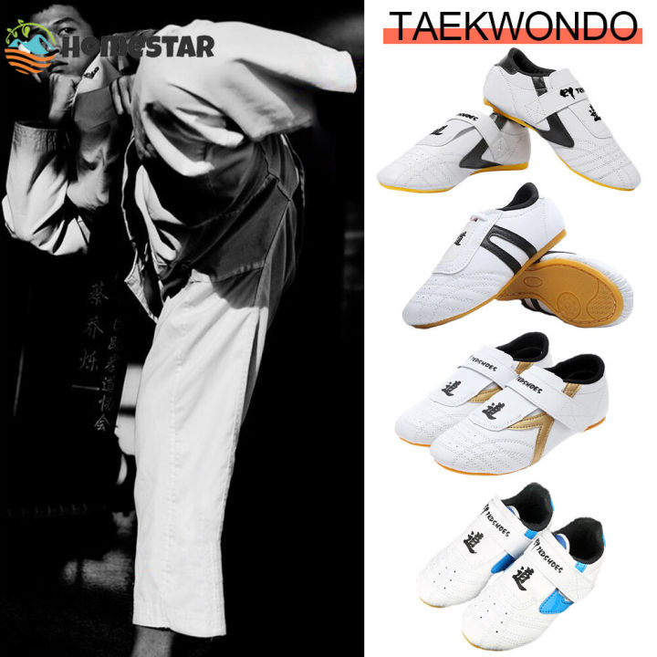 Homestar Breathable White Taekwondo Shoes Kung Fu Shoes Wushu Taichi ...
