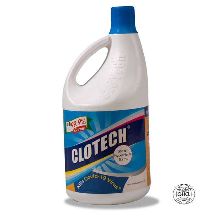 Clotech Liquid Bleach- 4 Liter- Vegetables and Fruits Wash, Household ...