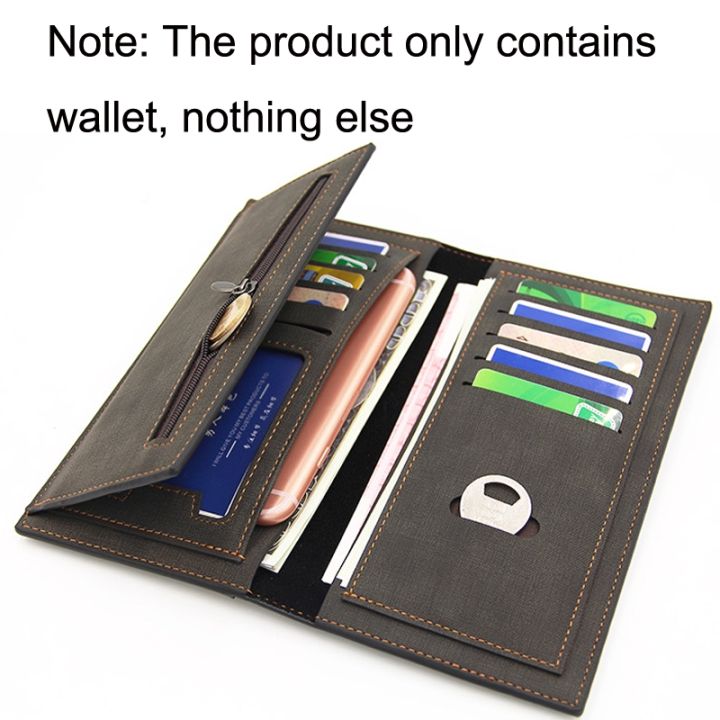 【3C VictoryEagle】MenBense Matt Male Long Capacity Male Wallet | Daraz ...