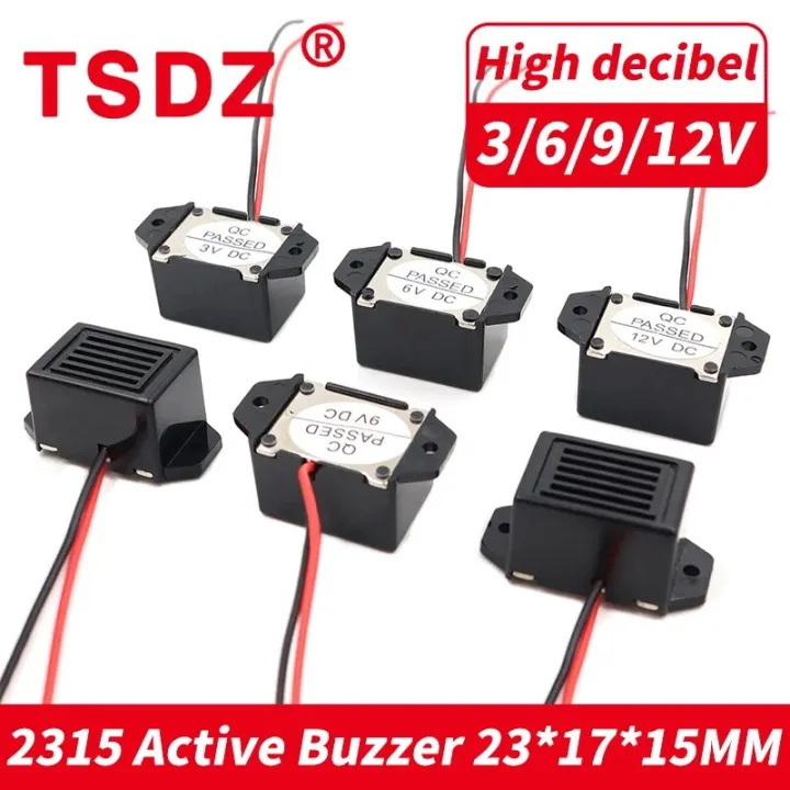 1pcs Alarm Buzzer 2315 DC 3V 6V 9V 12V 24V 90dB Mini Electronic Alarm ...