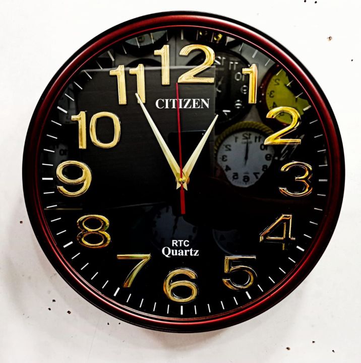Premium Quality Stylish Round Shape Decorative Wall Clock | Daraz.com.bd