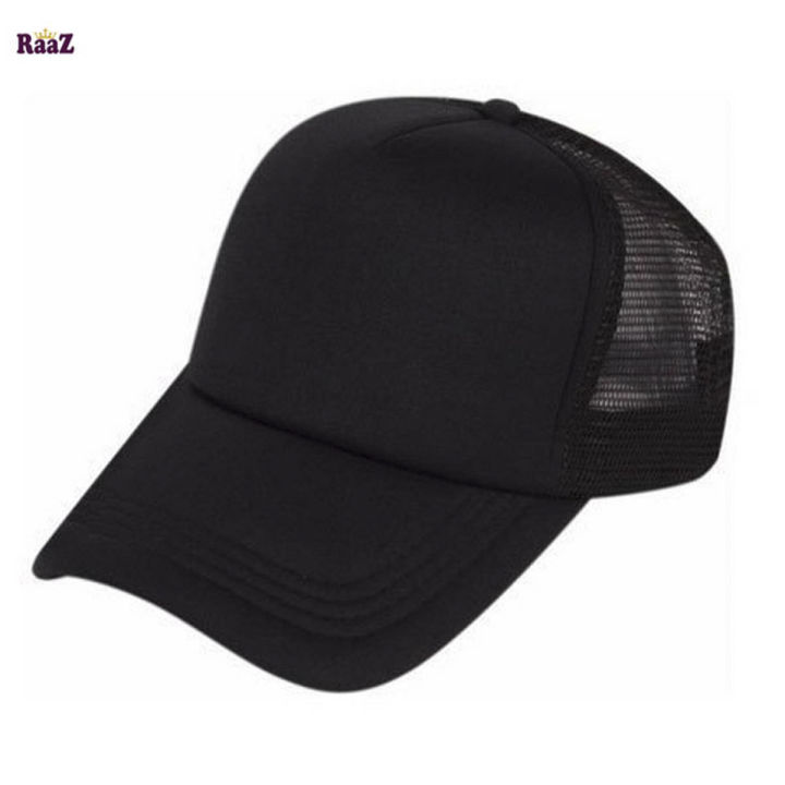 Black Stylish Half Net Foam Net Cap By RaaZ | Daraz.com.bd