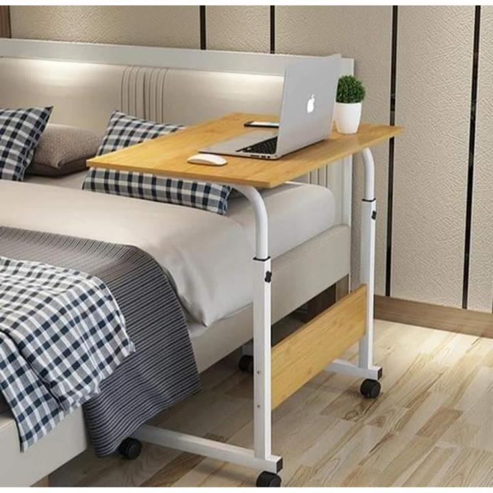 Large (60*40) Study Mobile Laptop Desk Adjustable Height Computer Bed ...